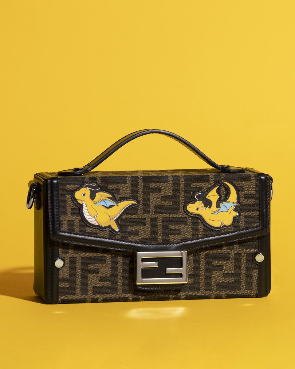 FENDI x FRGMT x POKÉMON_Men_s Baguette Soft Trunk Dragonite - Luxina.ID