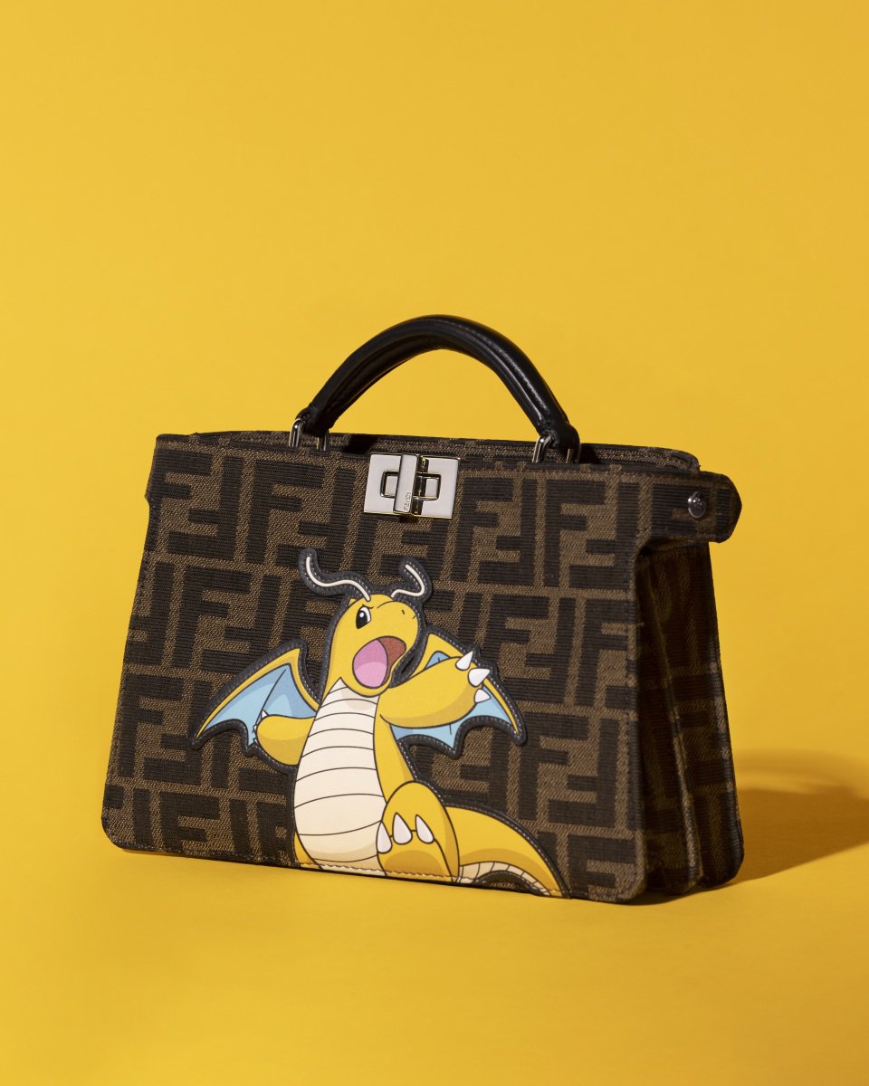 FENDI x FRGMT x POKÉMON_Men_s PeekabooISeeU X-Cross Dragonite - Luxina.ID