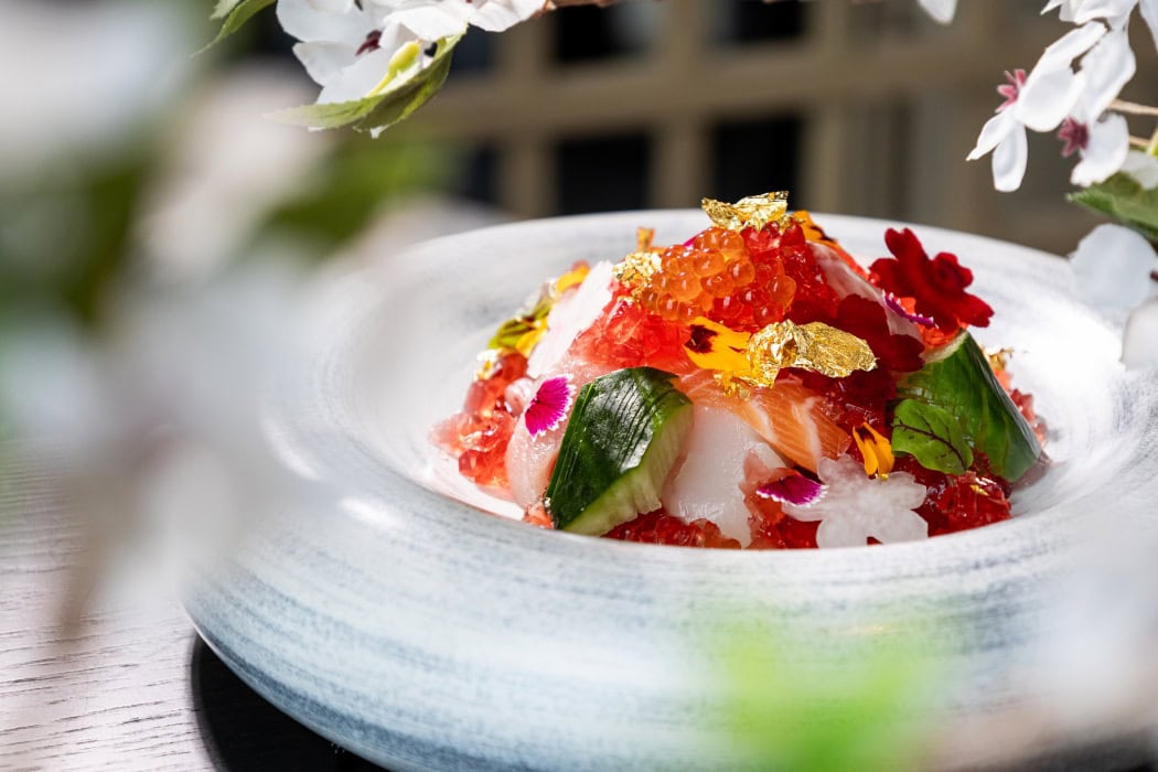 Pan Pacific Jakarta-Keyaki Signature Menu-Dashi jelly vinegar seafood 2 ...